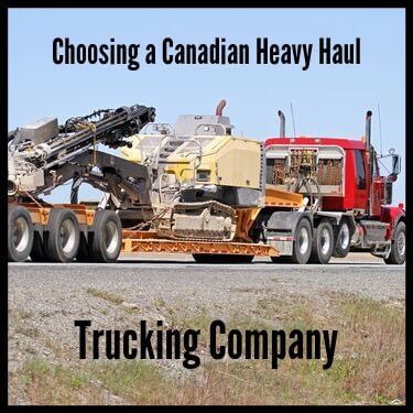 Moving Machinery: Heavy Haul Canada | Canada Cross Border Freight
